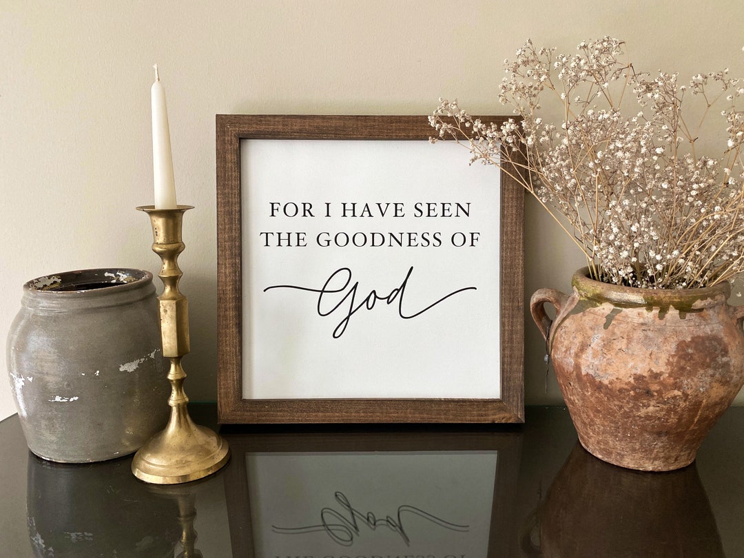 Goodness of God, Wood Sign, Handmade Wooden Sign, Christian Sign ...