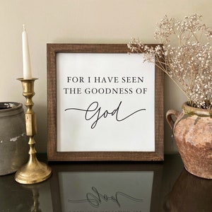 Goodness of God, Wood Sign, Handmade Wooden Sign, Christian Sign ...