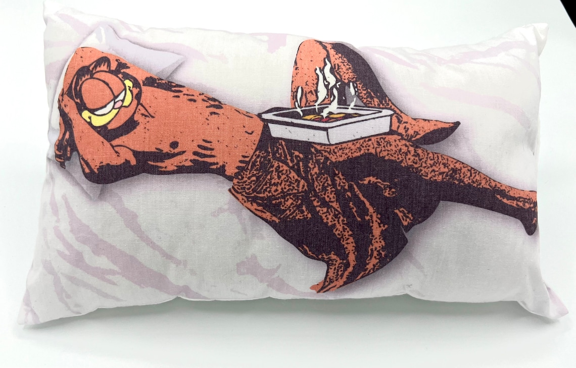 Steamy Garfield Body Pillow Catnip Toy Body Pillow And Etsy