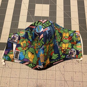 Teenage Mutant Ninja Turtles Comic Book Face Mask With Filter Pocket ...