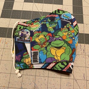 Teenage Mutant Ninja Turtles Comic Book Face Mask With Filter Pocket ...