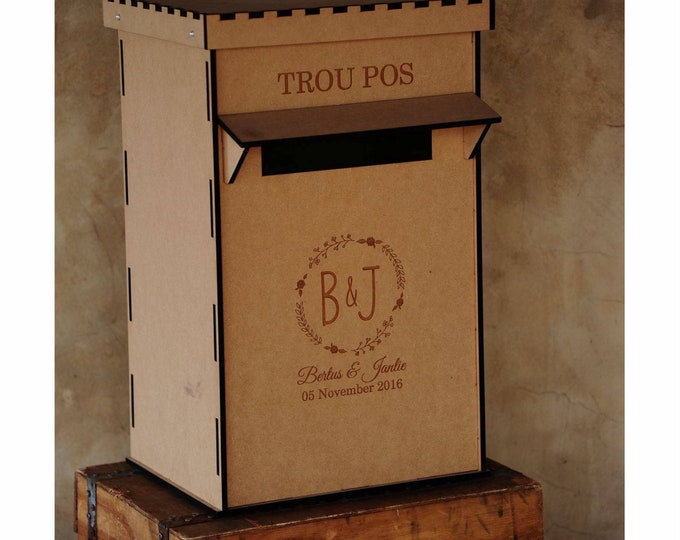Laser Cut Wedding Post Box Digital File - Etsy