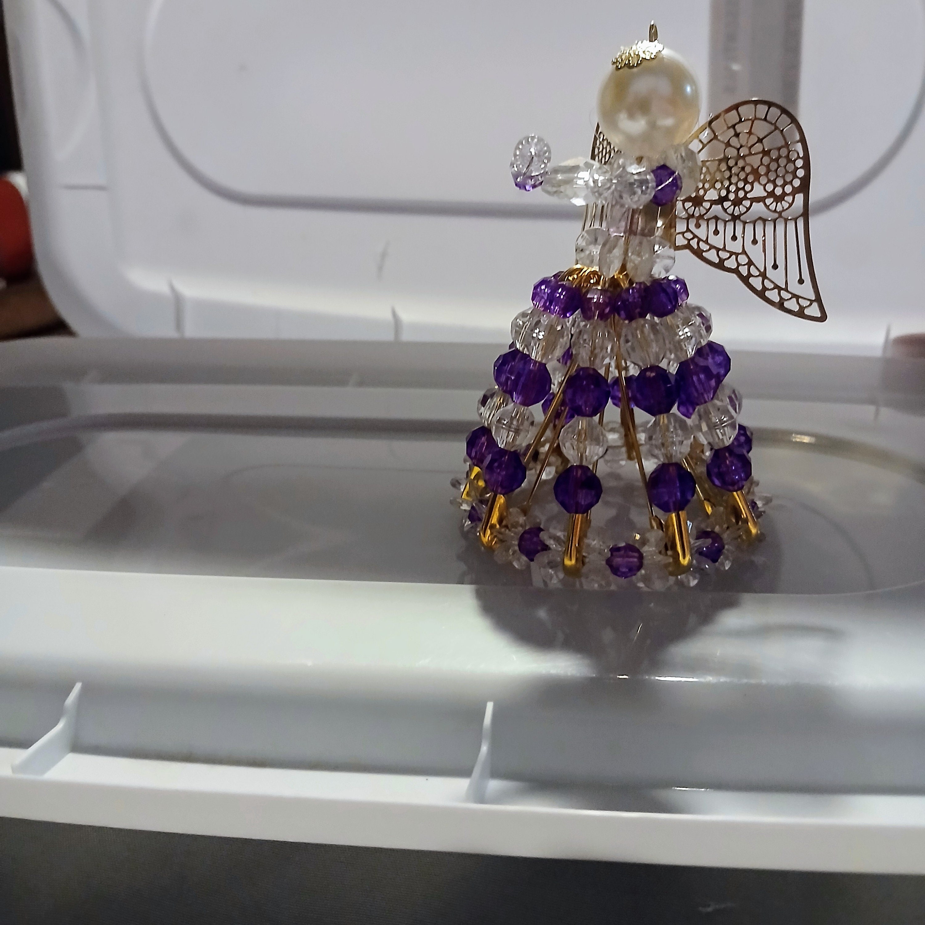 Beaded Safety Pin Craft Angels - Etsy