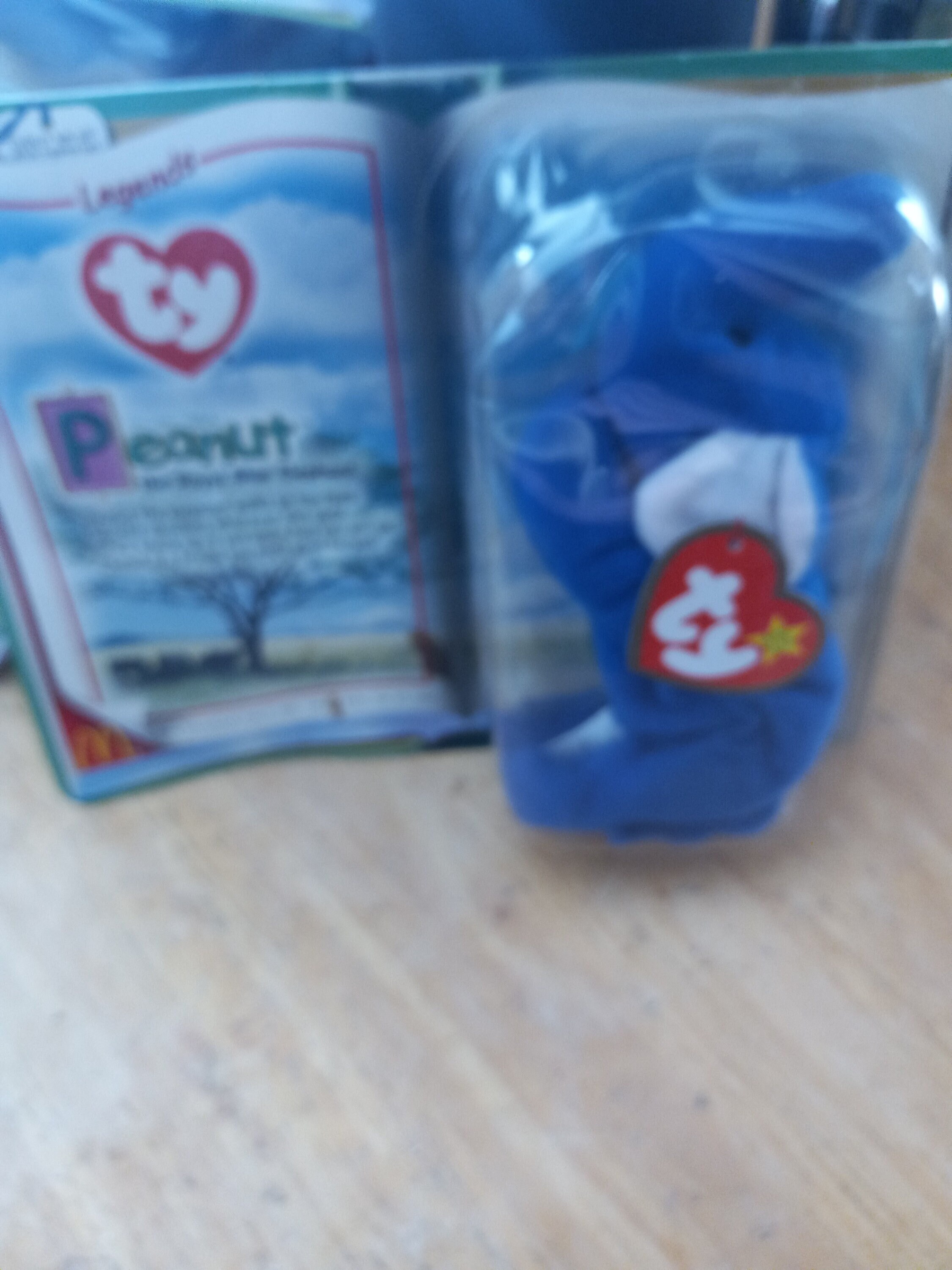 Peanut the Royal Blue Elephant Beanie Baby Rare - Etsy