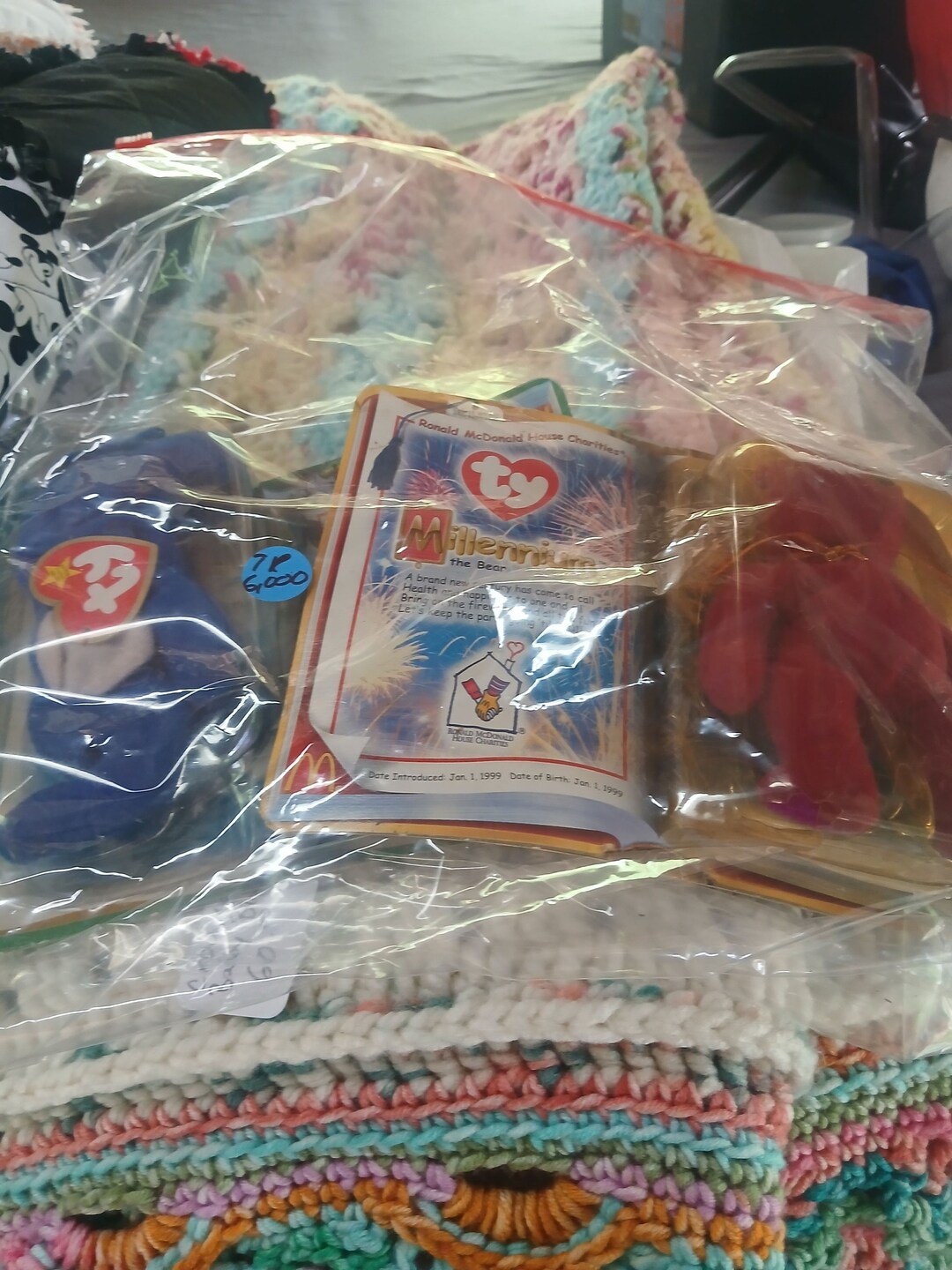 Peanut the Royal Blue Elephant Beanie Baby Rare - Etsy