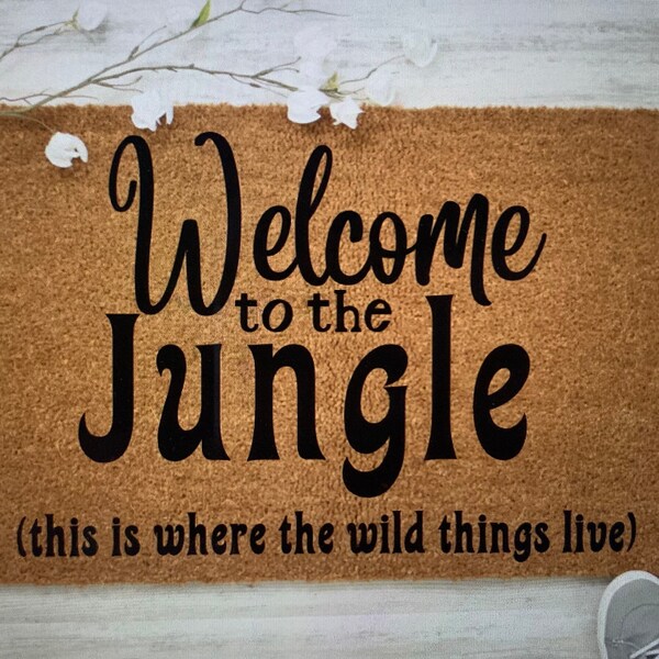 Jungle Doormat - Etsy