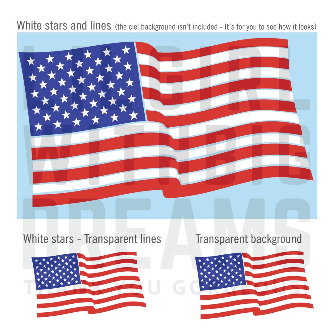 4 July American Flag SVG, USA Flag Clipart, 4th of July Svg, Patriotic ...