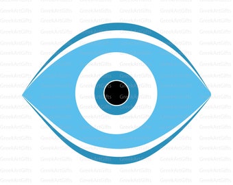 Evil Eye Greek Mati Svg Png Jpg Eps Pdf Clipart Vector | Etsy