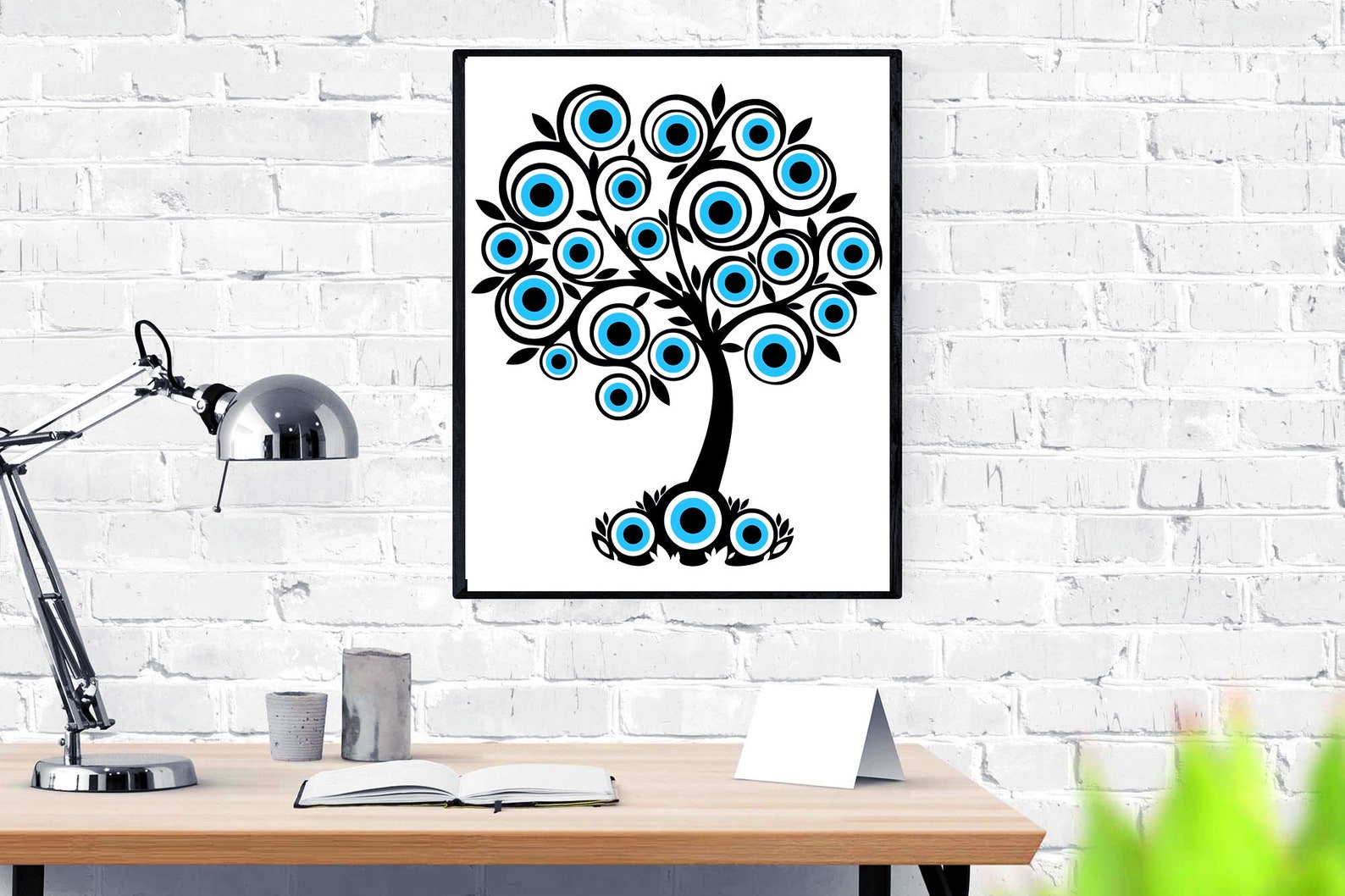 Evil Eye Tree of Life, Greek Mati Svg, Png, Jpg, Eps, Dxf, Pdf Clipart ...