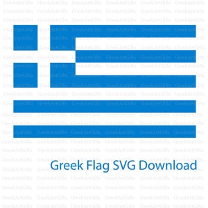 Greece Svg Greek Flag Svg Instant Download Vinyl & Craft - Etsy