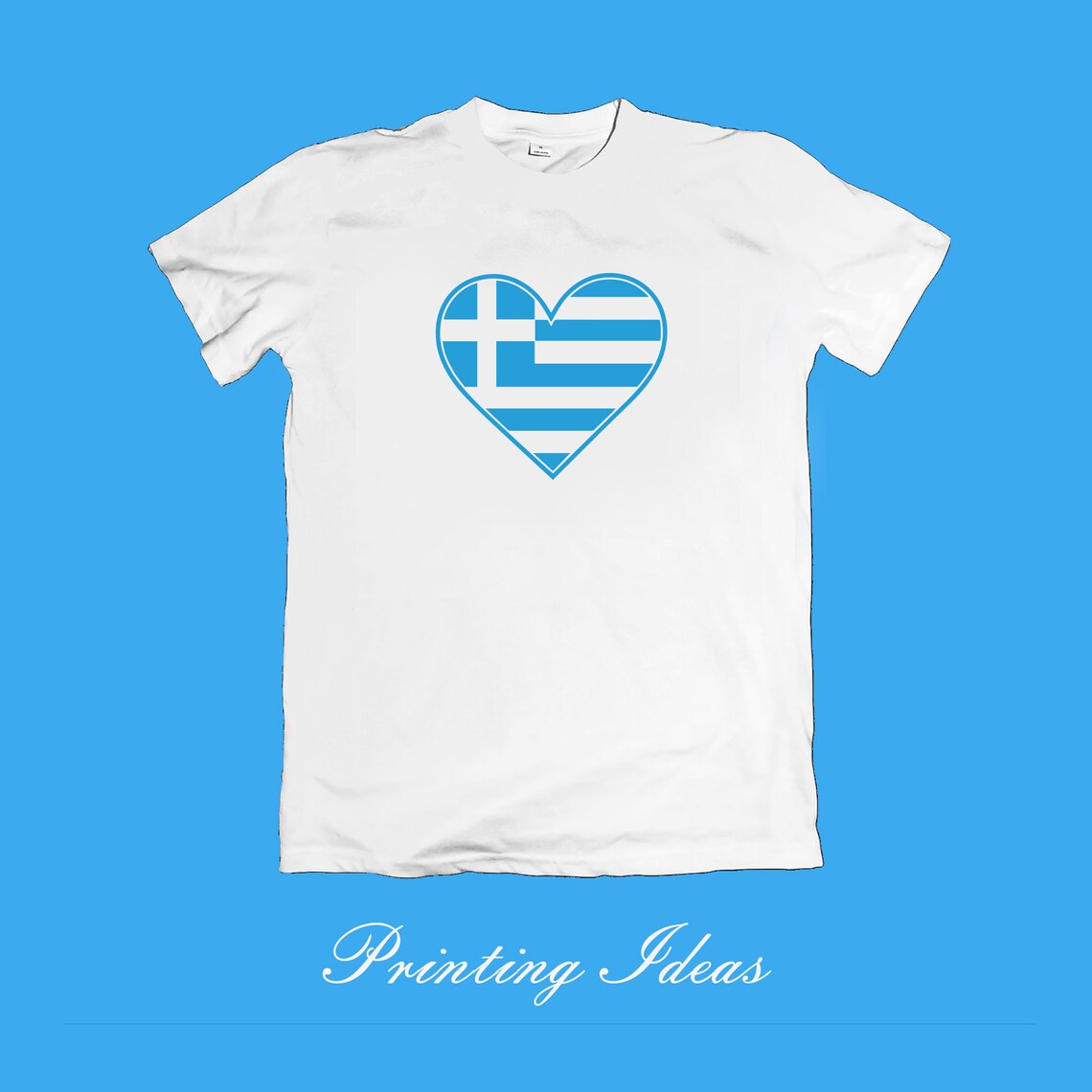 Greece Svg Greek Flag Heart Instant Download Vinyl Craft - Etsy