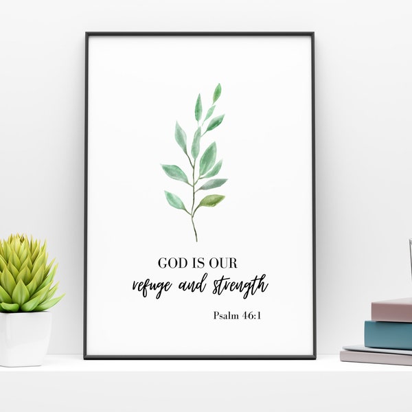 Psalm 46 1 - Etsy