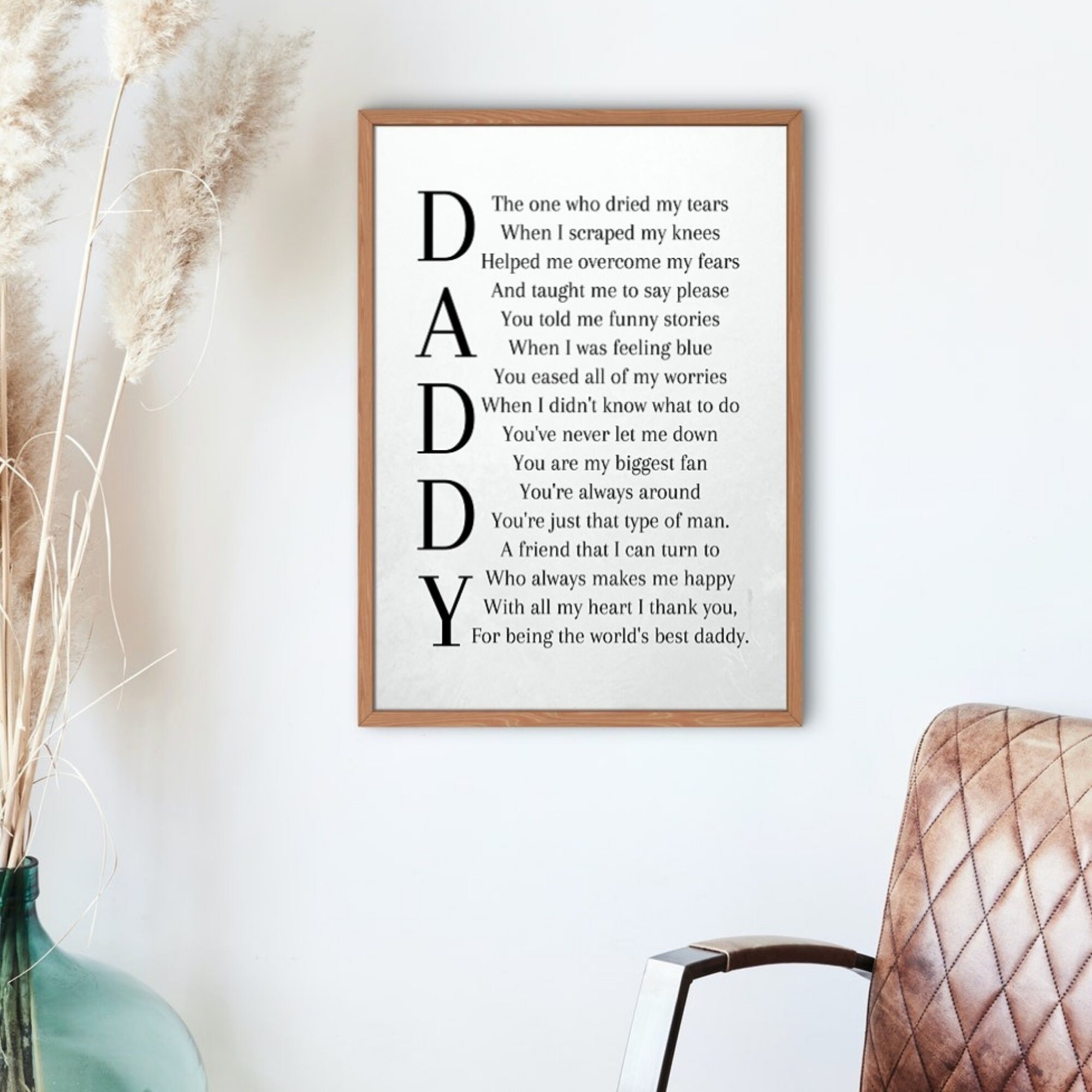 Dad Gifts | Father's Day Gift | My Dad is My Hero | Dad Prints ...