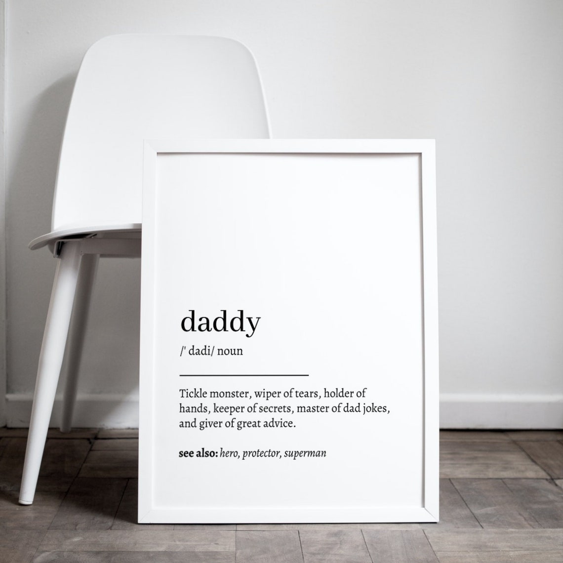 Papa Definition Printable Art Father's Day Gift Dad Quotes Print Dad ...
