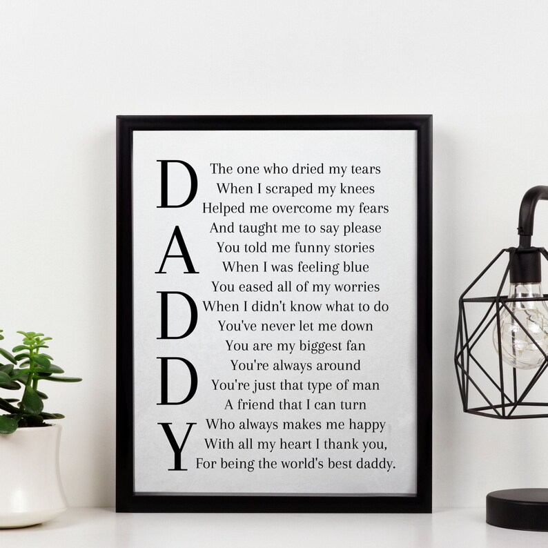 Dad Gifts Father's Day Gift My Dad Is My Hero Dad | Etsy