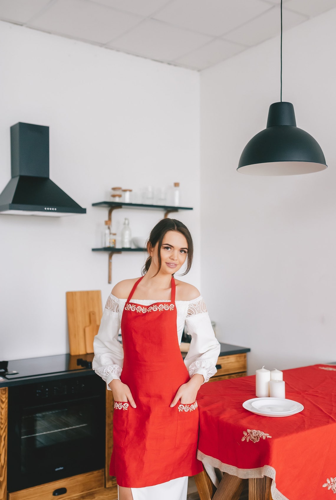 Aprons for Women Cooking Apron Womens Apron 100% Linen | Etsy