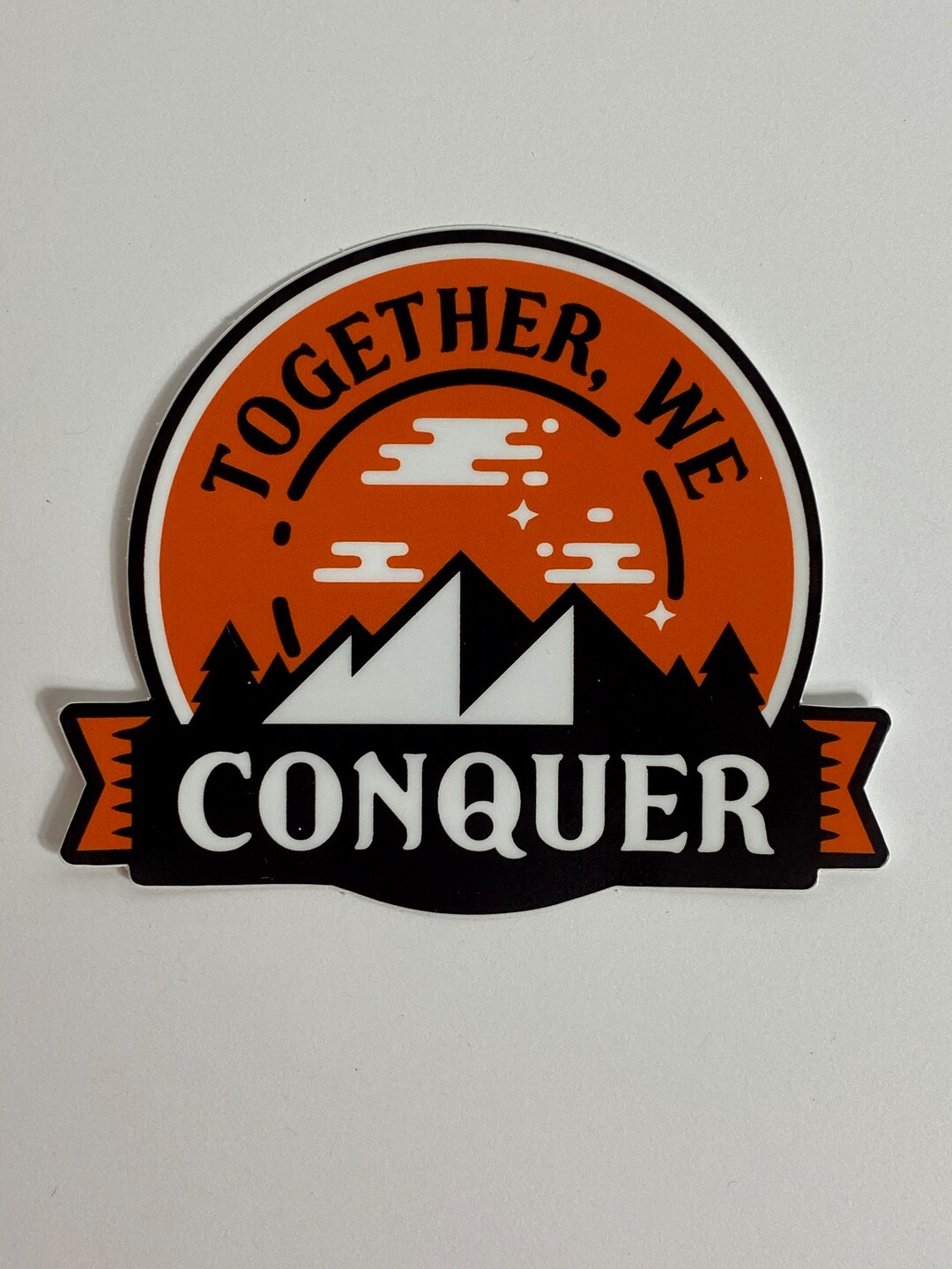 Together, We Conquer Sticker Permanent Vinyl Mental Health Awareness ...