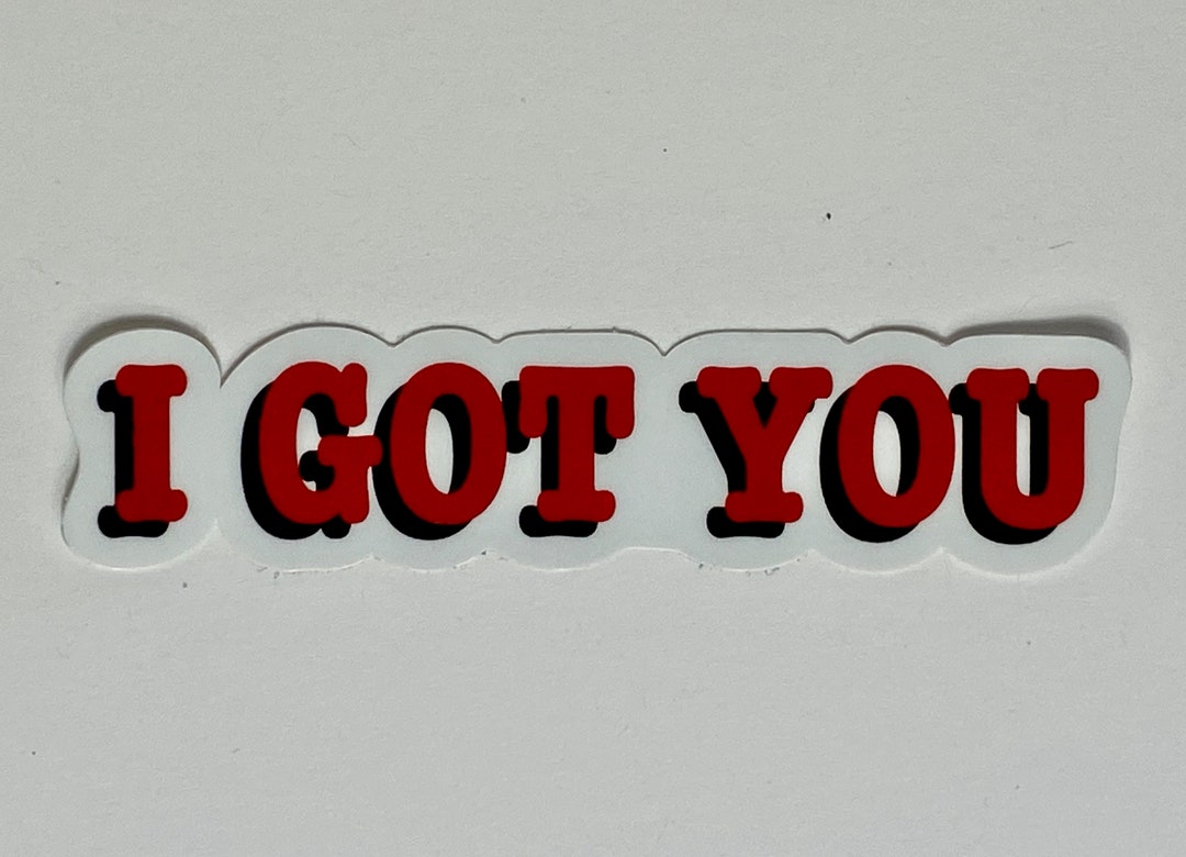 I Got You Permanent Vinyl Sticker Mental Health Wellness - Etsy