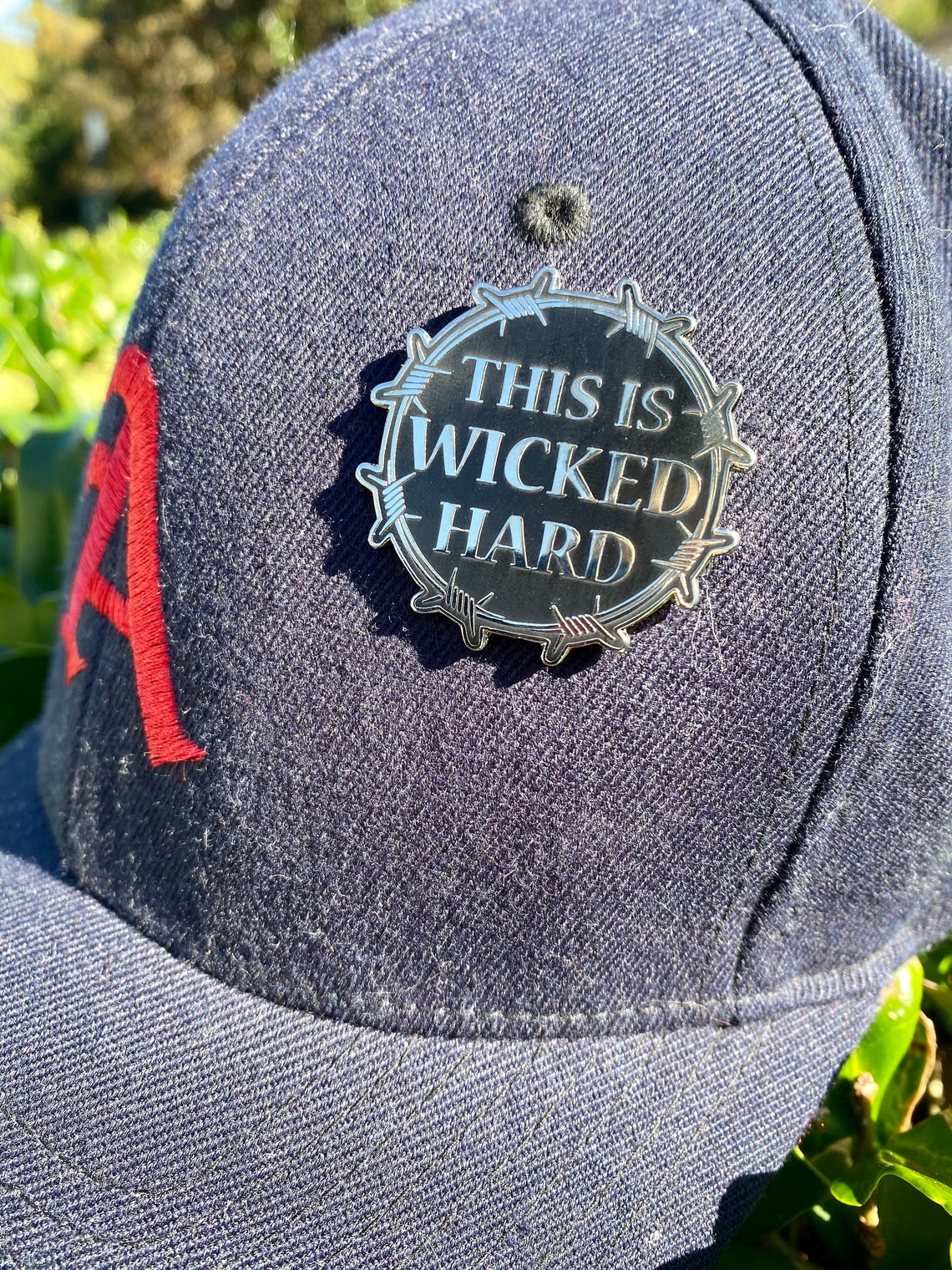 This is Wicked Hard Pin Hard Enamel Mental Health Matters - Etsy