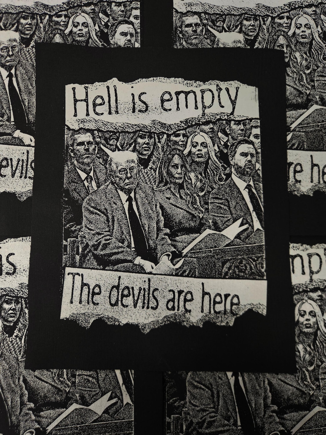 HELL IS EMPTY Backpatch Sew on Punk Patch 11 X 14 - Etsy
