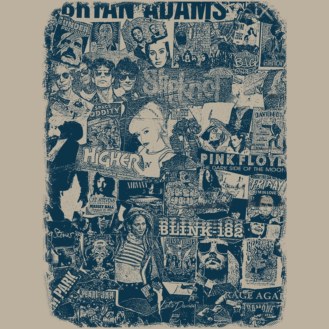 90's Kids Collage Art Nostalgia T-shirt - Etsy