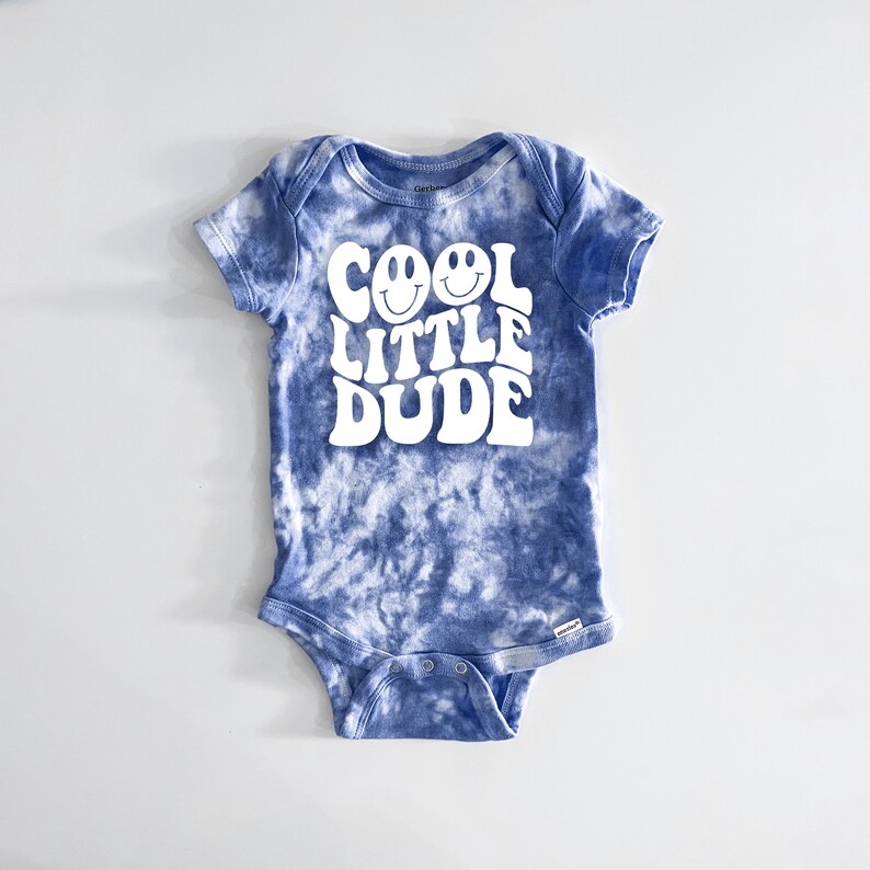 Cool Little Dude Custom Tie Dye Baby Onesie Bodysuit or - Etsy