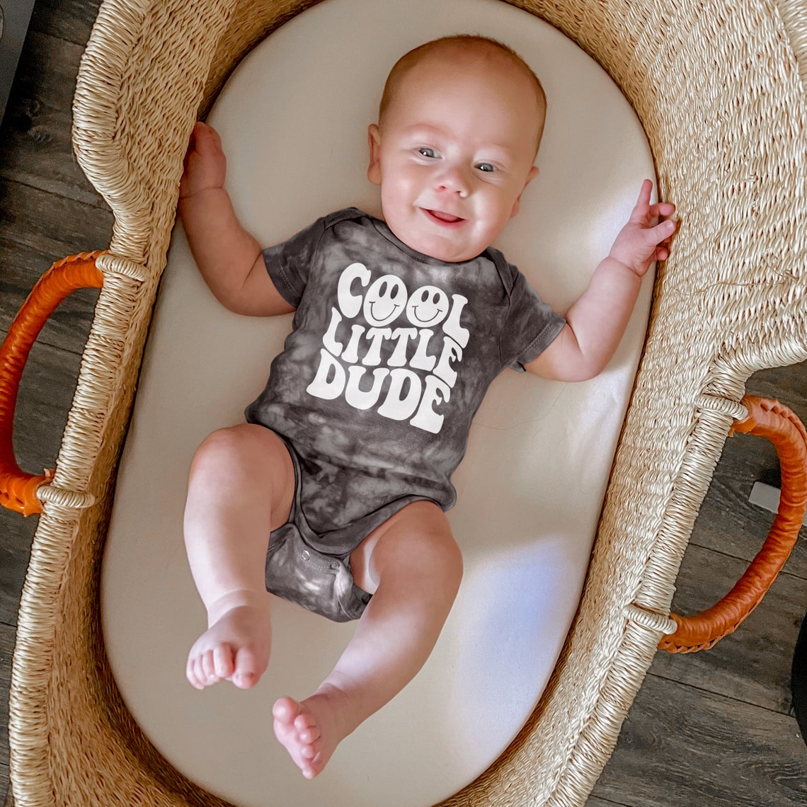 Cool Little Dude Custom Tie Dye Baby Onesie Bodysuit or - Etsy