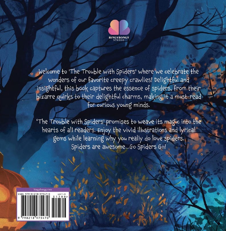 The Trouble With Spiders, New Book, Sold & Signed by Author. Beautiful ...