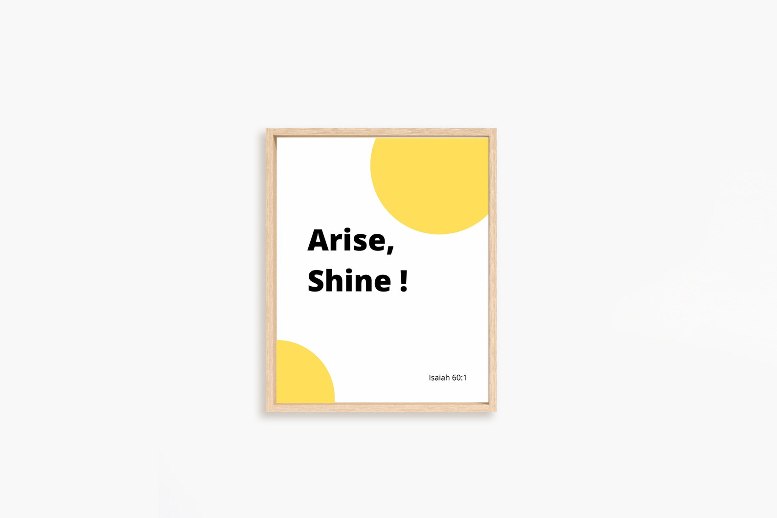 Arise Shine, Isaiah 60:1, Scripture Art Print, Bible Verse Wall Art ...
