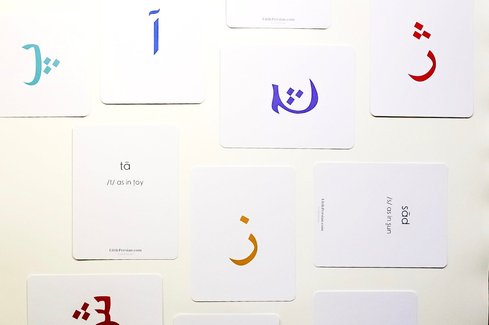 Persian / Farsi Alphabet Big Easy Box Set - Posters, Flashcards ...