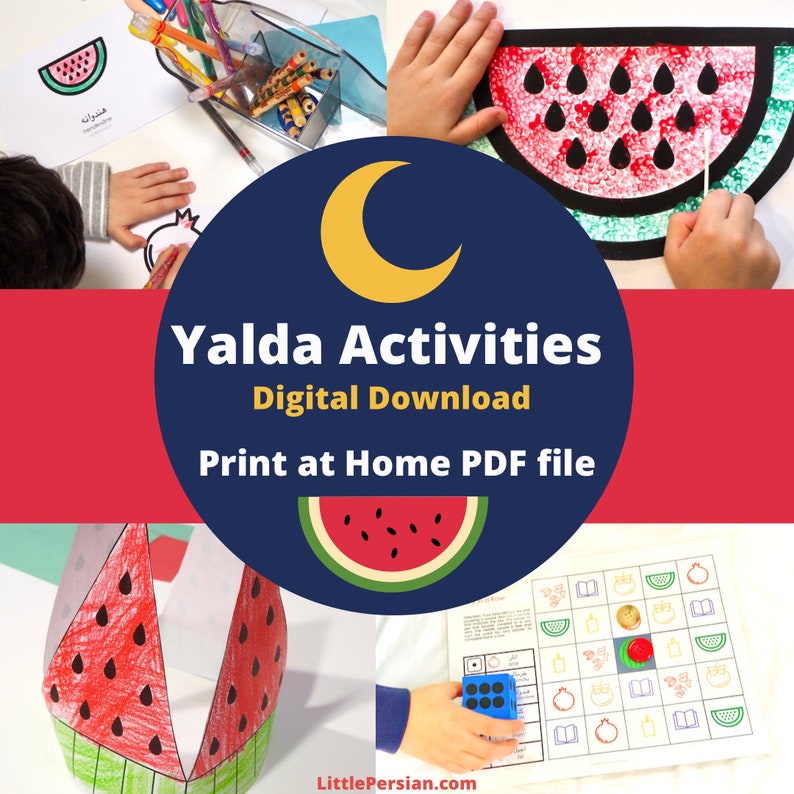 Yalda Activities Digital Download - Etsy