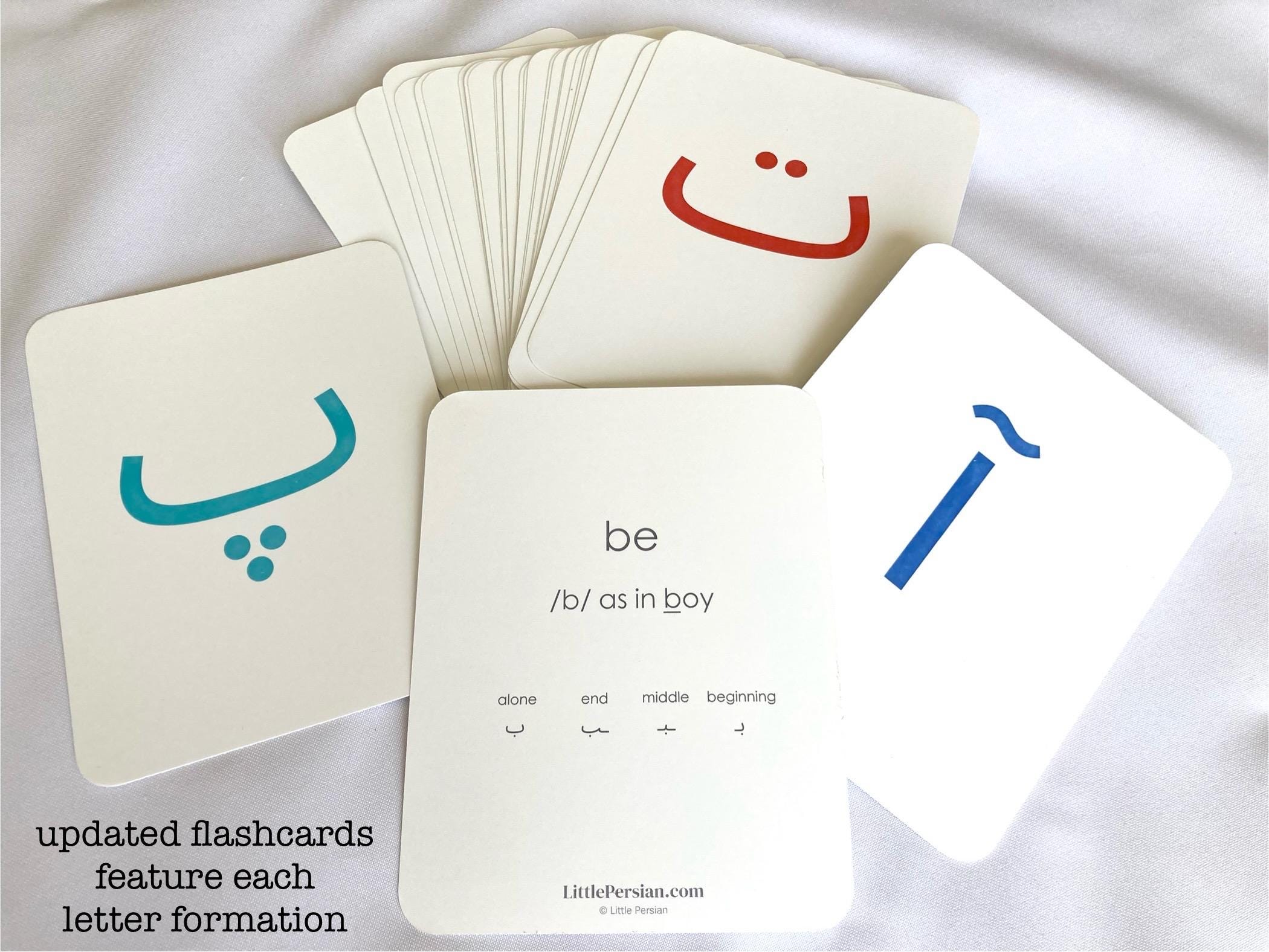 Persian / Farsi Alphabet Learning Set - Persian Farsi Alphabet Poster ...