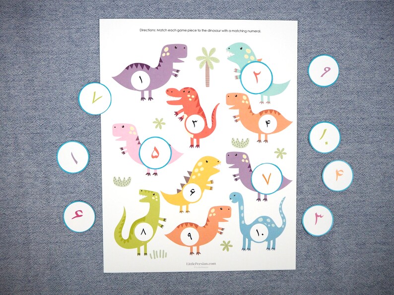 Persian / Farsi Number Activities - Preschool Pack - Etsy