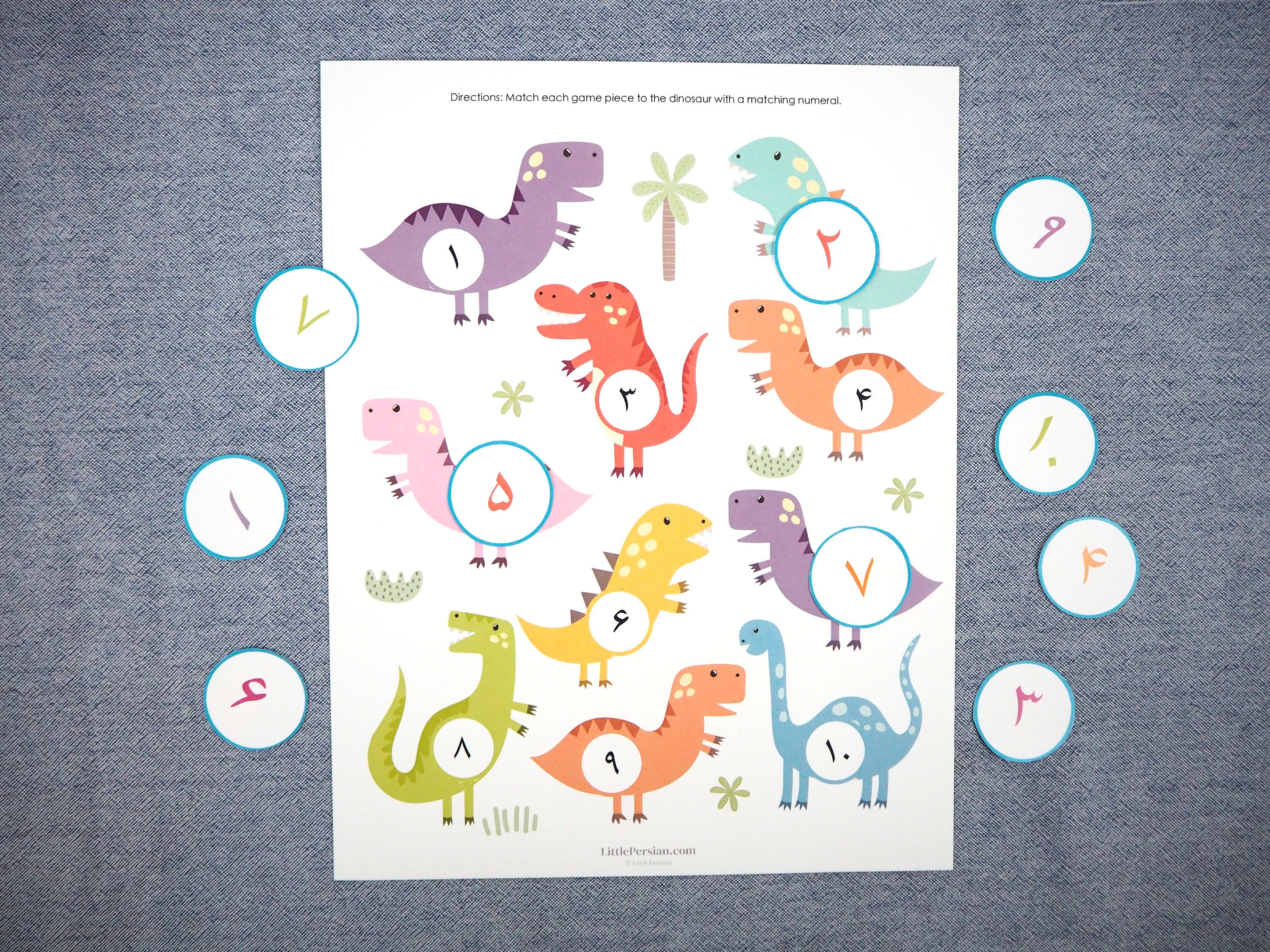 Persian / Farsi Number Activities - Preschool Pack - Etsy