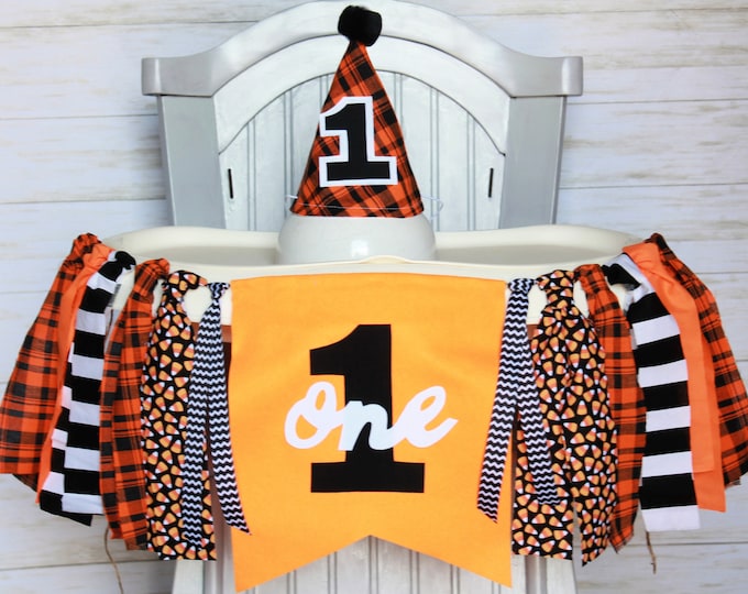 Halloween Cake Smash, Happy Hallow-one Banner, Halloween 1st Birthday ...