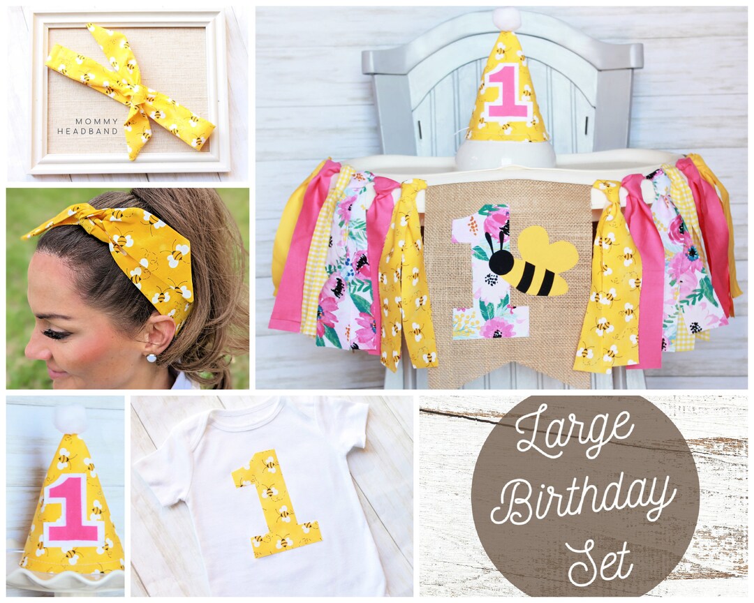 Bee Day First Birthday, Fun to Bee One, First Birthday Banner, First ...
