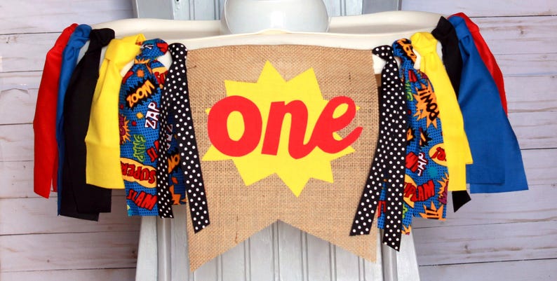 Superhero First Birthday Crown: Felt Party Hat - Etsy