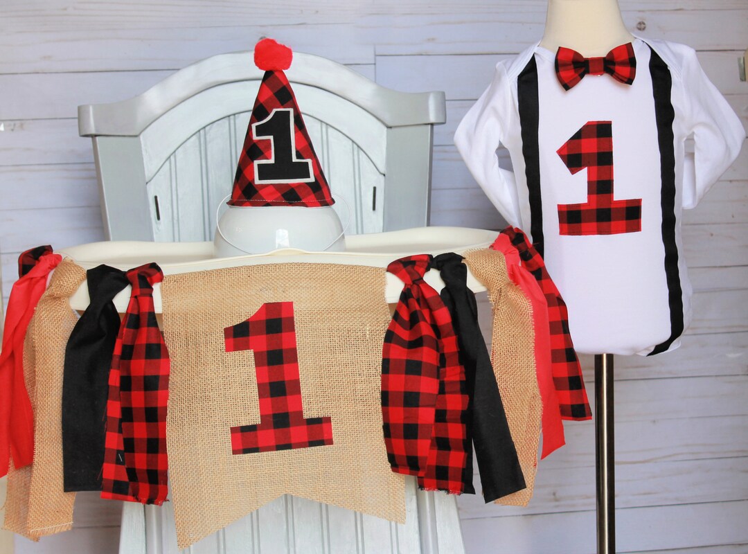Lumberjack First Birthday, Wild One First Birthday Banner, First ...