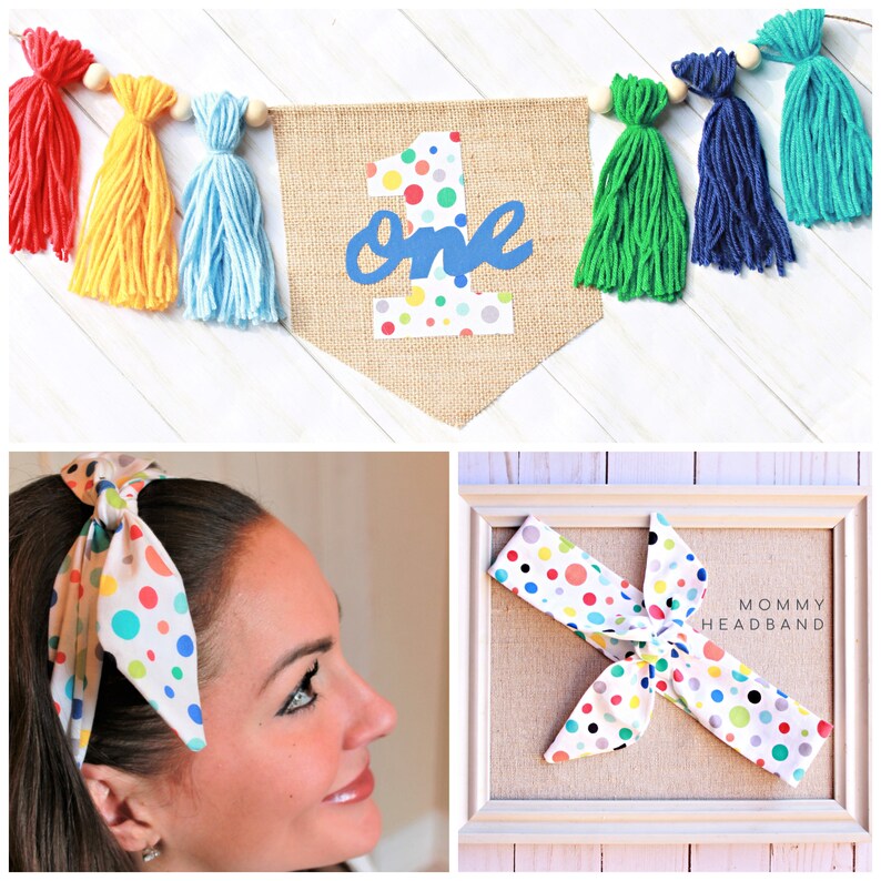 Colorful Yarn First Birthday Banner Yarn First Birthday - Etsy
