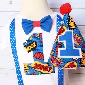 Superhero First Birthday, Superhero First Birthday Banner, First ...