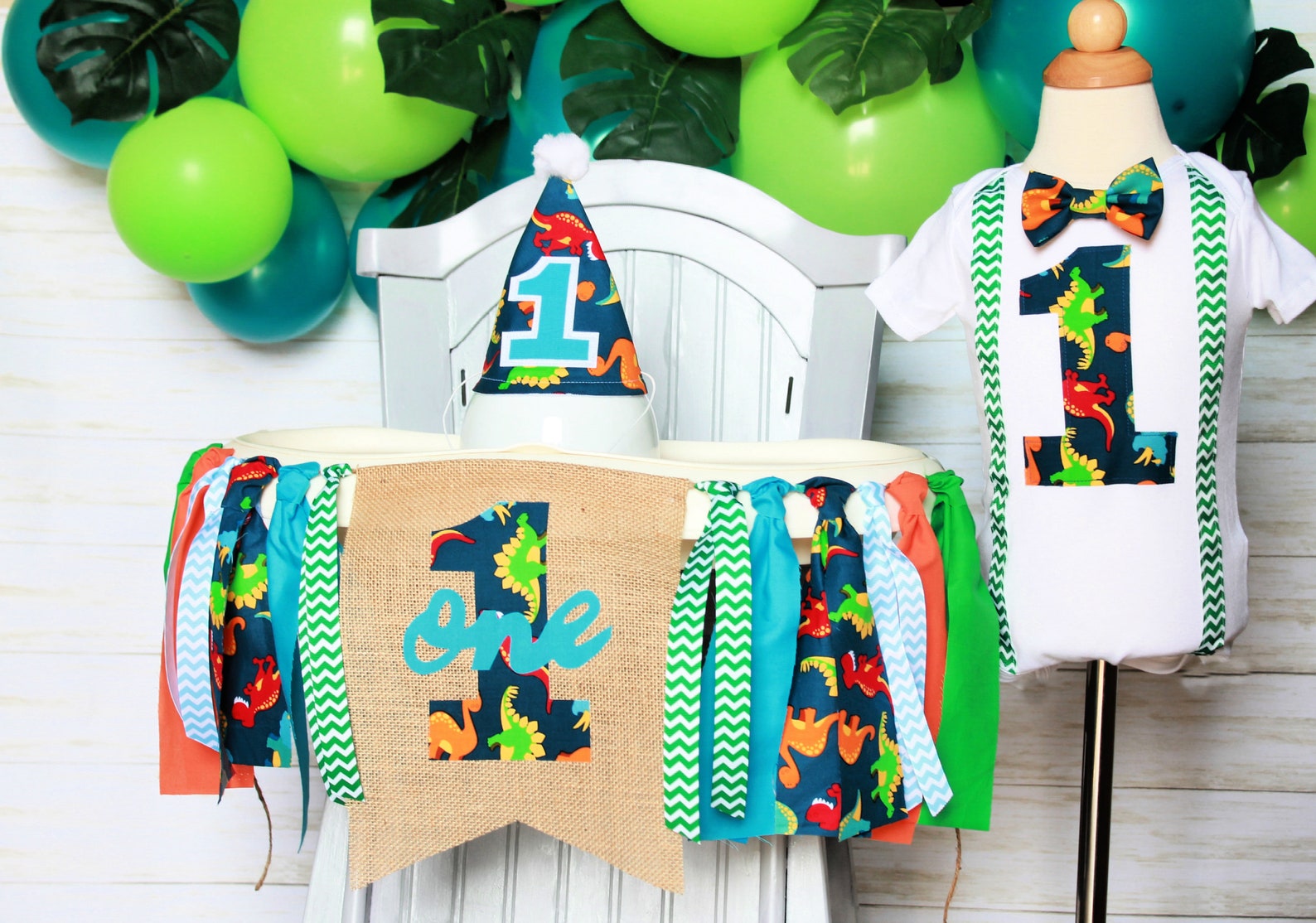 Dinosaur First Birthday Dinosaur First Birthday Banner First | Etsy