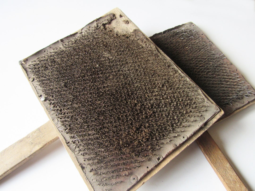 Antique Large Wool Carders - Etsy