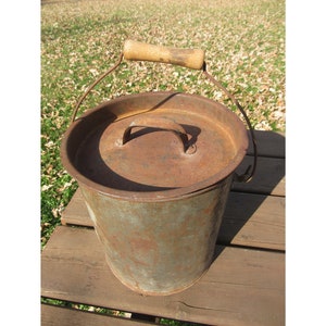 Farm Pail Can With Cover - Etsy