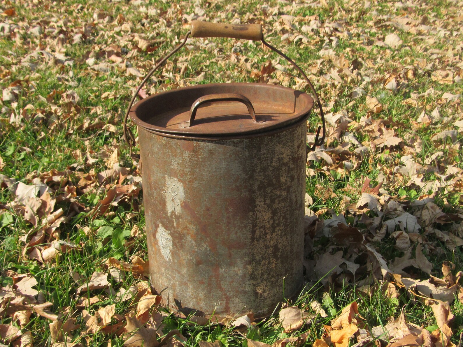 Farm Pail Can With Cover - Etsy