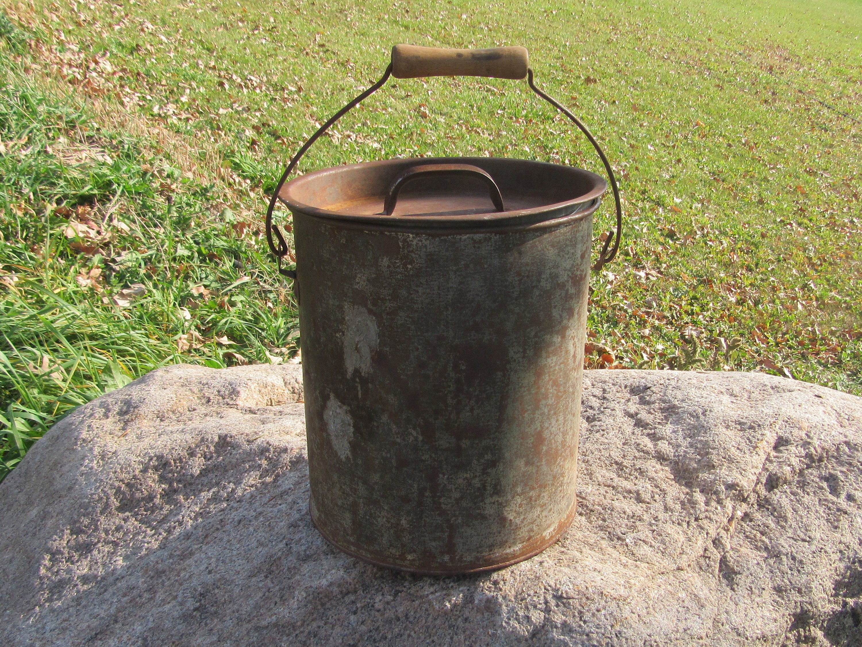 Farm Pail Can With Cover - Etsy