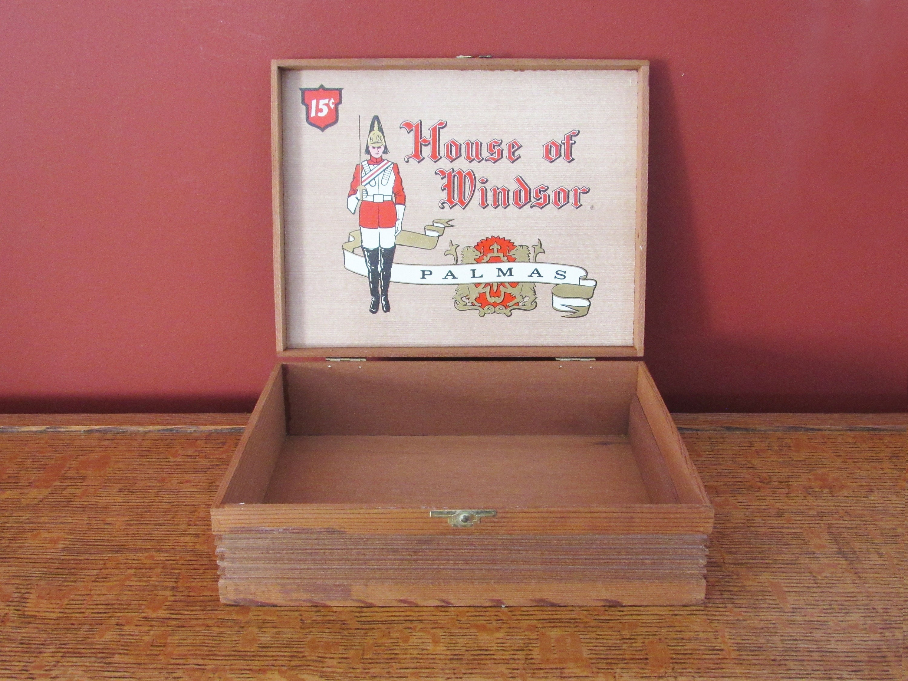Vintage Wooden Cigar Box - Etsy