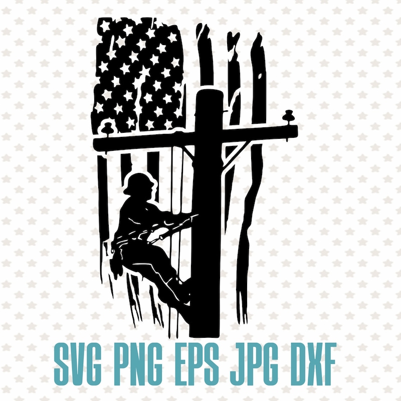 Lineman Svg - Etsy