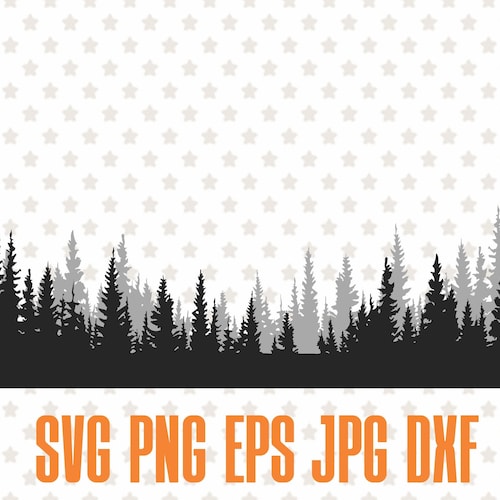 Paper, Party & Kids Forest ready to cut file Reflection Water Tree file ...