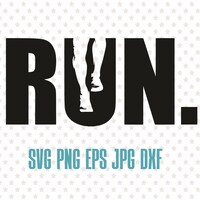 Running Svg - Etsy