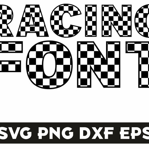 Racing Svg Checkered Flag Svg Race Track Svg Car Racing | Etsy